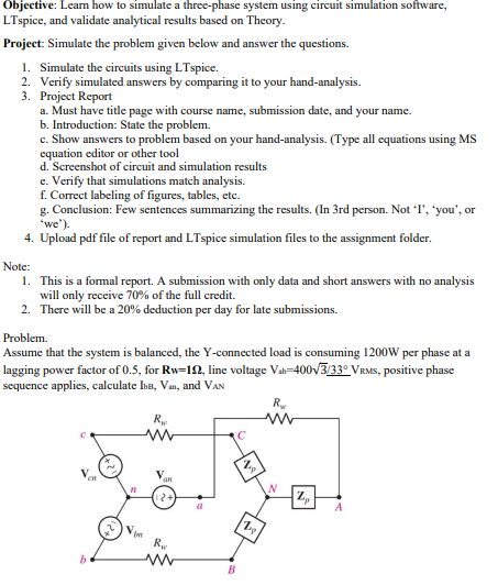 Solved Could you build the circuit in LTSpice and Solve for | Chegg.com