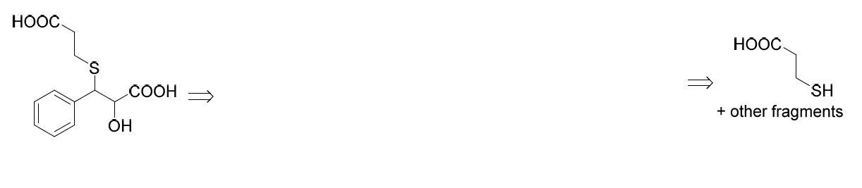 Solved HOOC HOOC COOH — SH + other fragments OH | Chegg.com