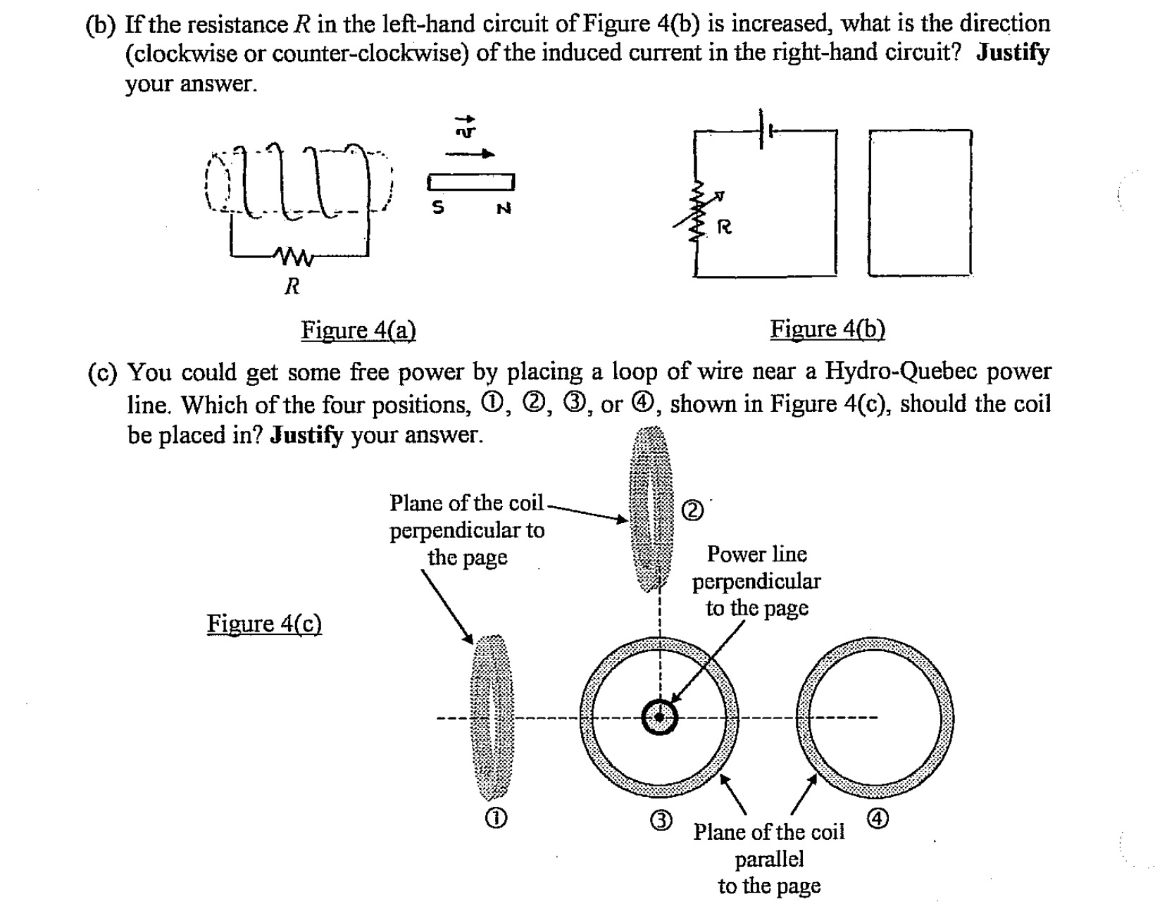 Solved (b) ﻿If the resistance R ﻿in the left-hand circuit of | Chegg.com