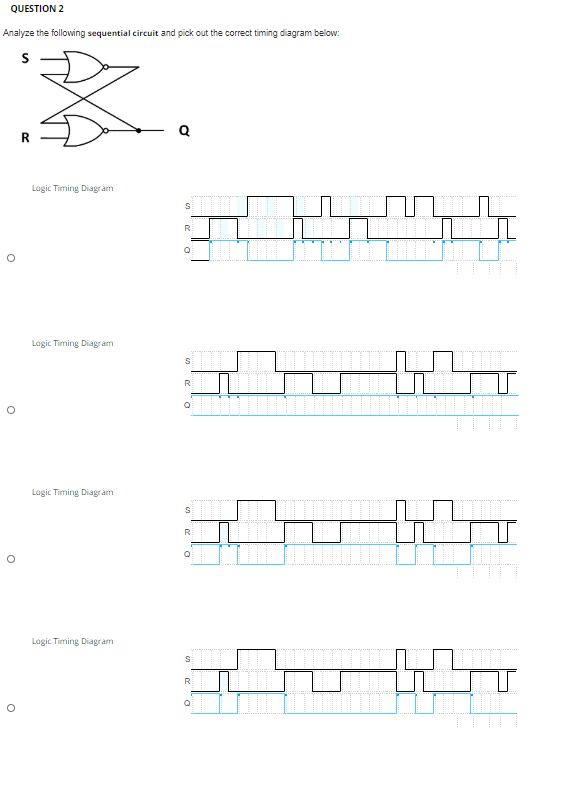 Solved QUESTION 2 Analyze the following sequential circuit | Chegg.com