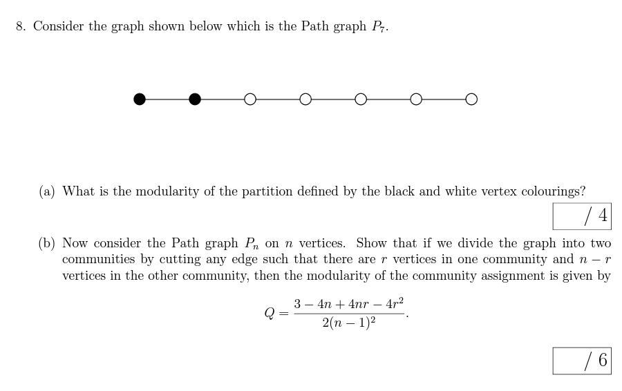 Solved Consider the graph shown below which is the Path | Chegg.com
