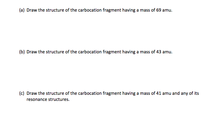 Solved The mass spectrum of 1-hexene ( MW=84amu) is shown | Chegg.com