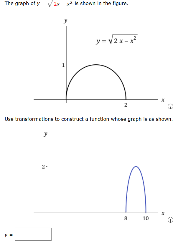 Solved The graph of y=2x−x2 is shown in the figure. Use | Chegg.com