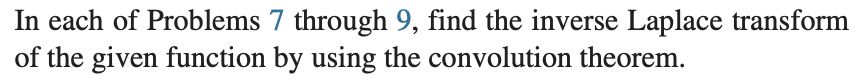 Solved In each of Problems 7 through 9, find the inverse | Chegg.com