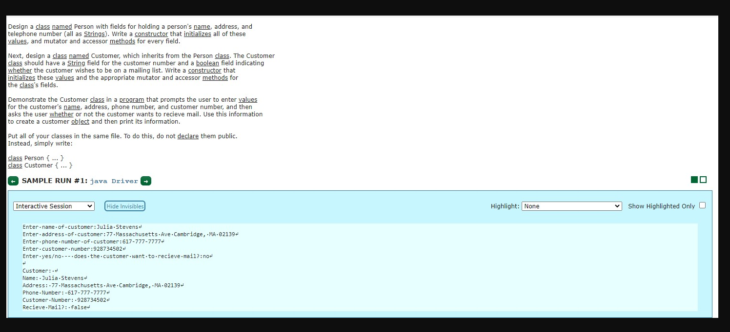 Solved This is the problem i have my code and when i enter | Chegg.com
