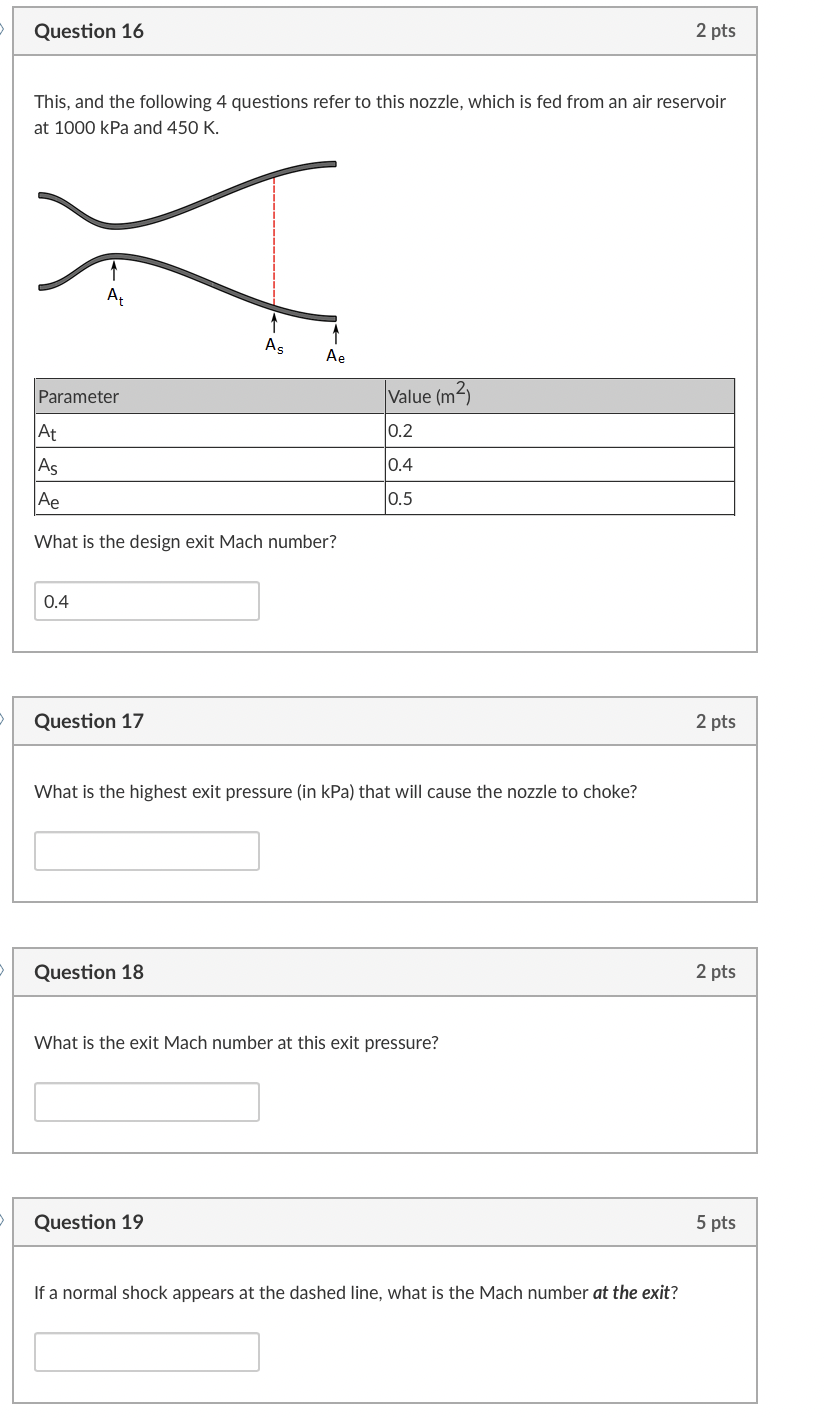 Solved Question 16 This, and the following 4 questions refer | Chegg.com