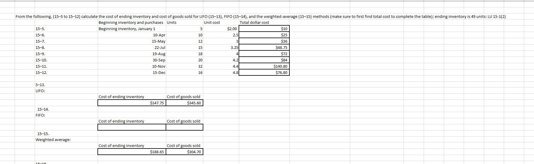 Weighted average: \begin{tabular}{|lr|r|} \hline | Chegg.com