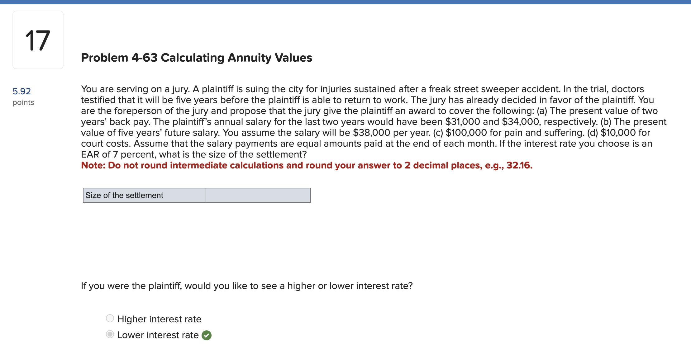 Solved Problem 4-63 ﻿Calculating Annuity ValuesYou are | Chegg.com