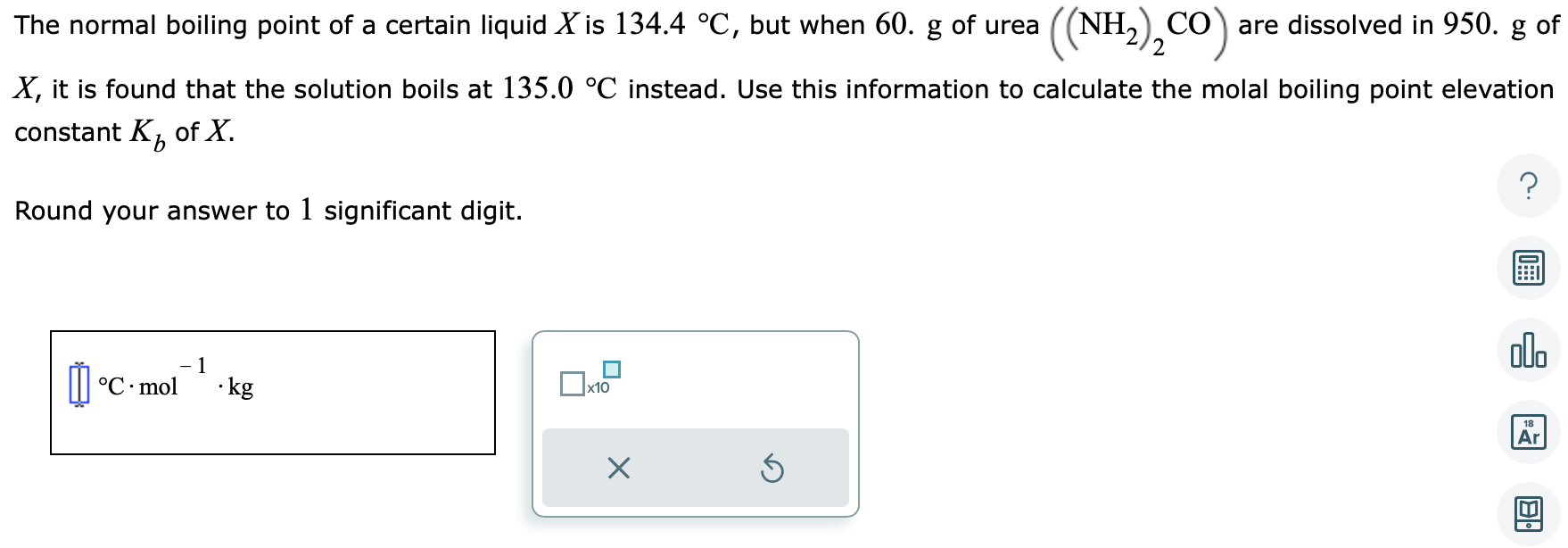 Solved The normal boiling point of a certain liquid X is | Chegg.com