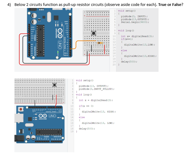 Solved 1) Name 2 methods for debouncing? 2) What is the main | Chegg.com