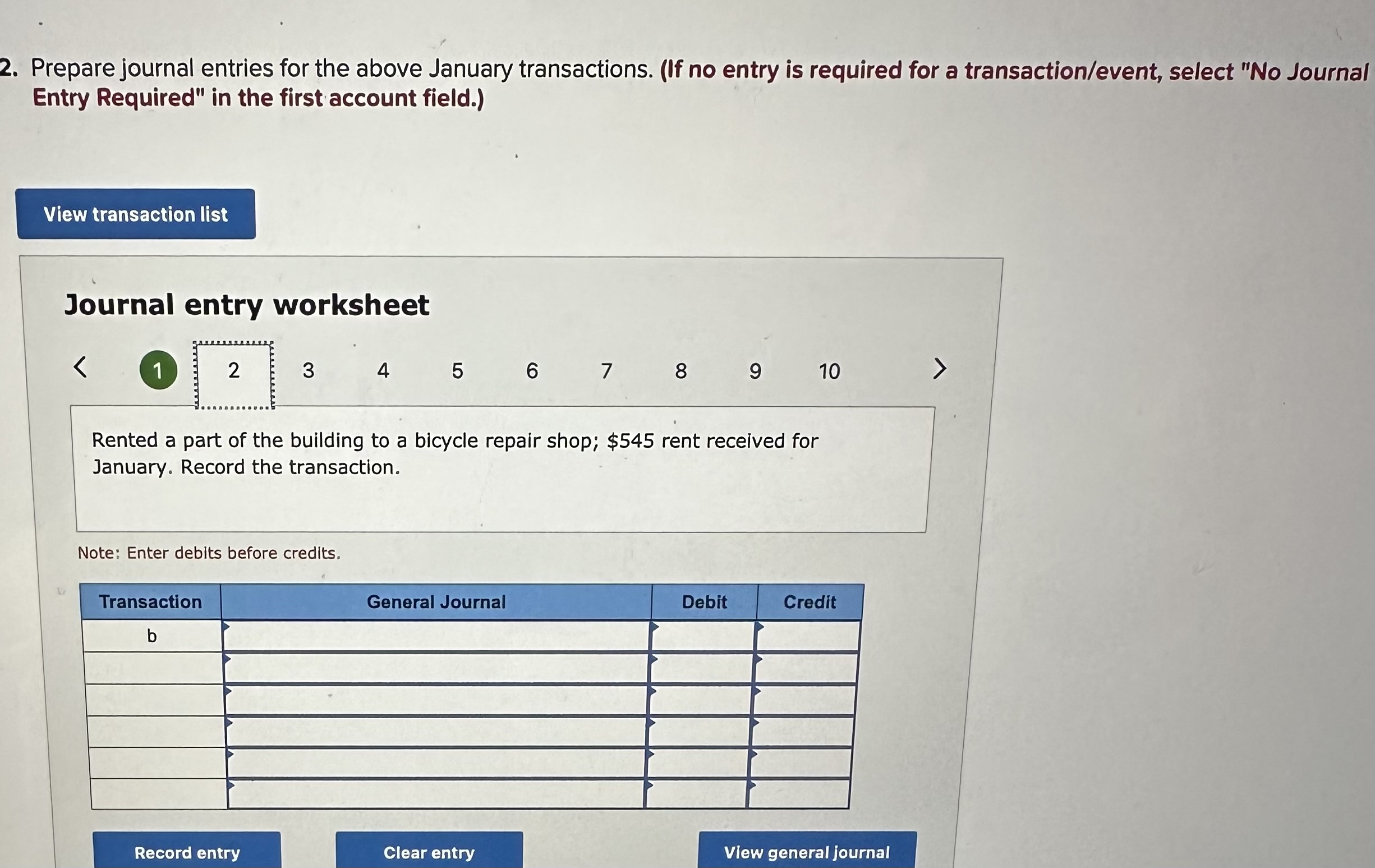 Solved 2. Prepare journal entries for the above January | Chegg.com