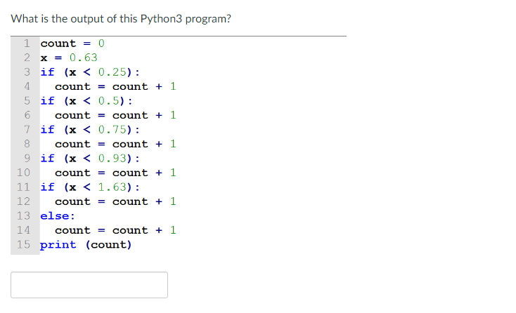 Solved What is the output of the program? 1 num =14 2 if | Chegg.com