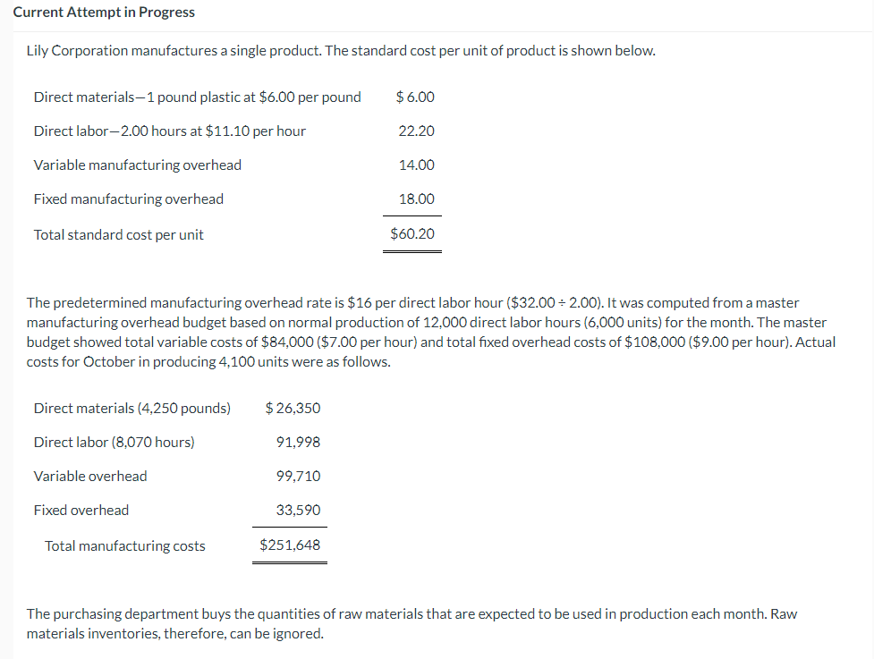 Solved The purchasing department buys the quantities of raw | Chegg.com