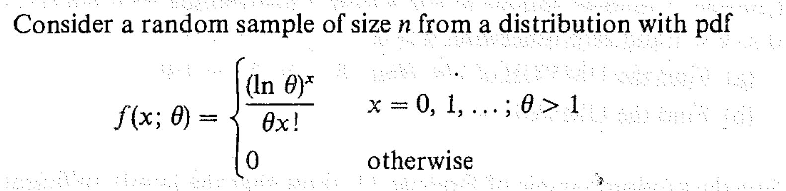 Solved (e) Find the UMVUE of (lnθ)2.Consider a random sample | Chegg.com