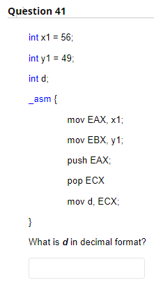 Solved What is d in decimal format\( \begin{array}{ll}\text | Chegg.com