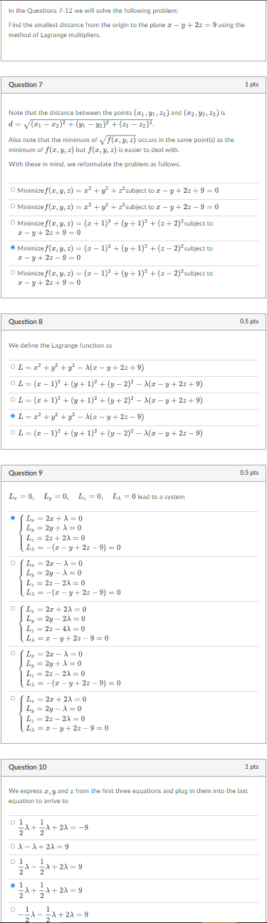 Solved In the Questions 7-12 we will solve the following | Chegg.com