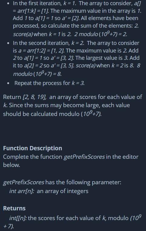 Solved Since There Are 3 Elements In Arr K Will Range From 