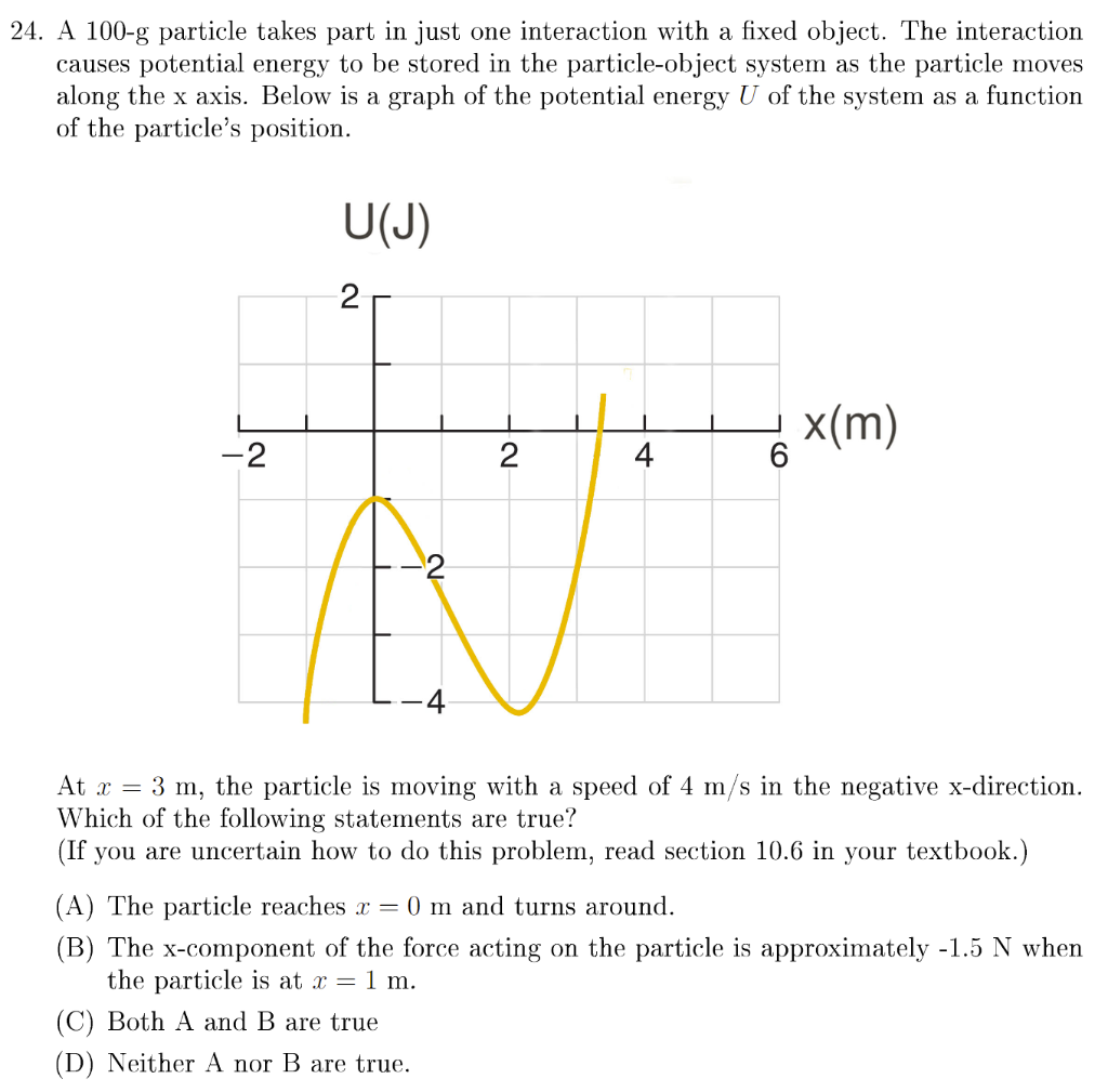 Solved The answer is D, how do you know A and B aren't true | Chegg.com