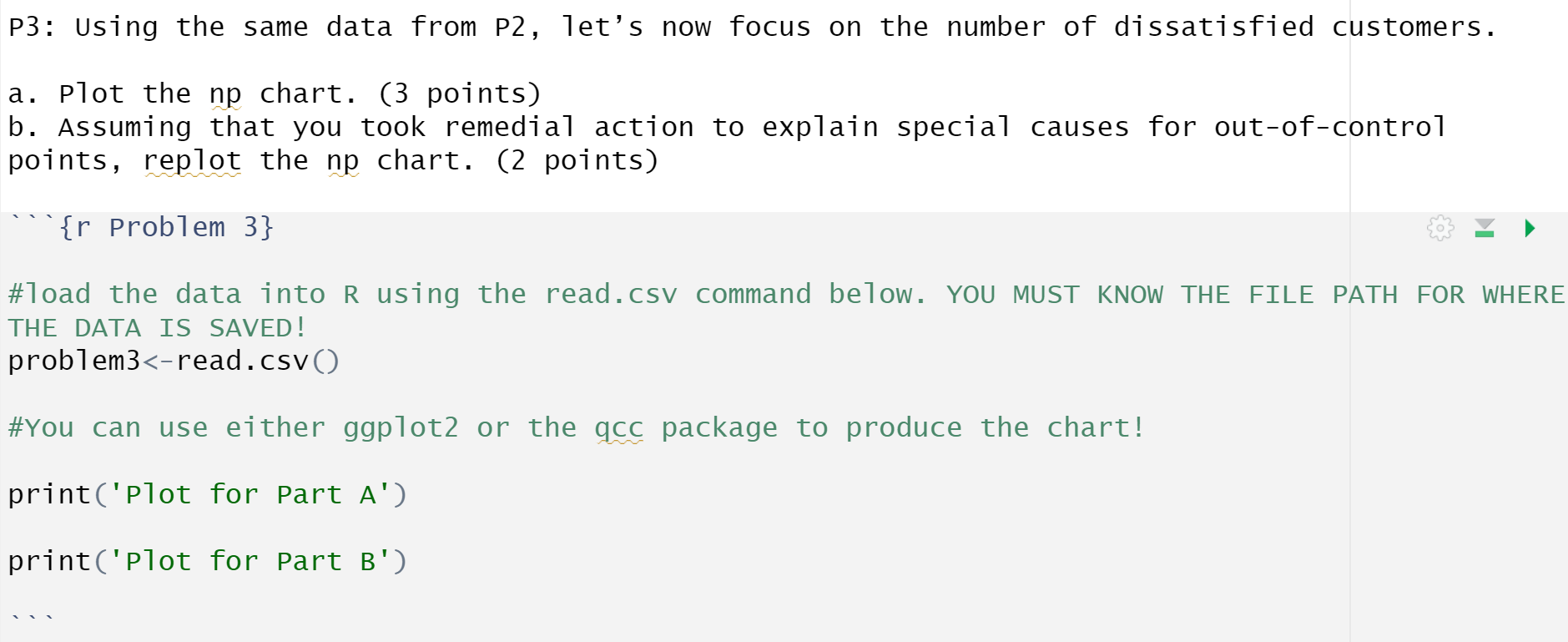 Solved P3: Using the same data from P2, let's now focus on | Chegg.com