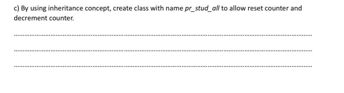 Solved Question 2 : class pr_stud: def_init_(self, count =0 | Chegg.com