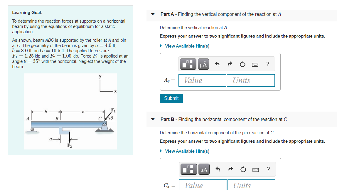Solved Learning Goal: Part A - Finding the vertical | Chegg.com
