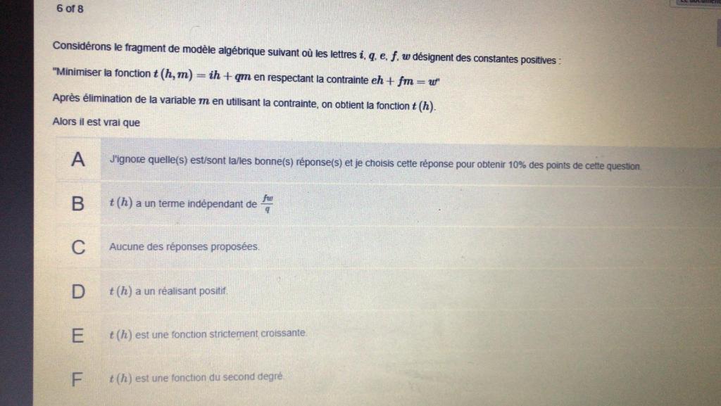 Solved options may be 1 or more. Solve MCQS please. Q6 : | Chegg.com