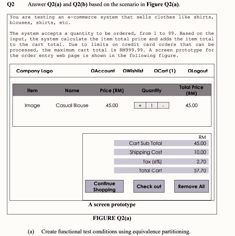 Solved Q2 Answer Q2(a) and Q2(b) based on the scenario in | Chegg.com