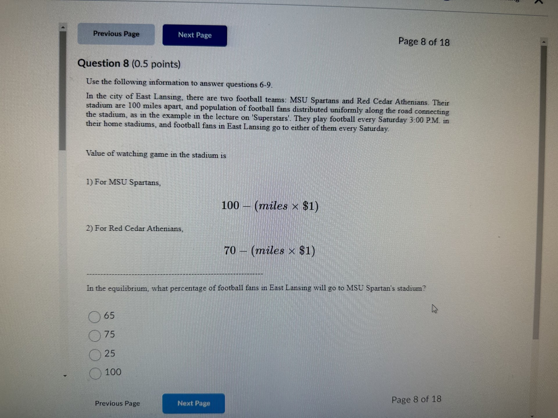 Solved \r\n\r\nQuestion 7 (0.5 points) Use the following | Chegg.com