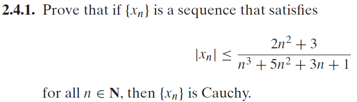 Solved 2.4.1. Prove that if {xn} is a sequence that | Chegg.com