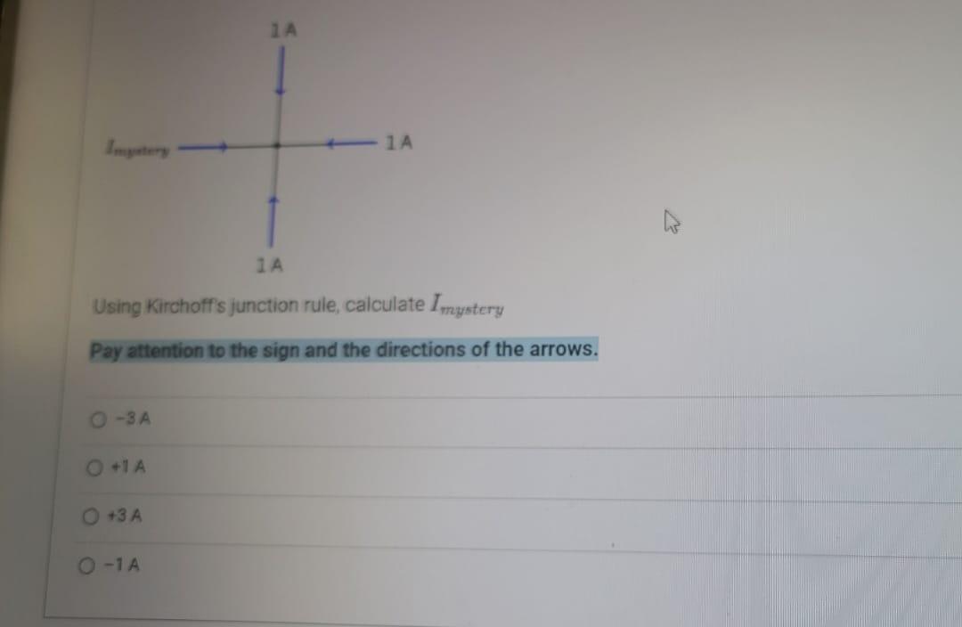 Solved Using Kirchoffs Junction Rule Calculate Imystery Pay