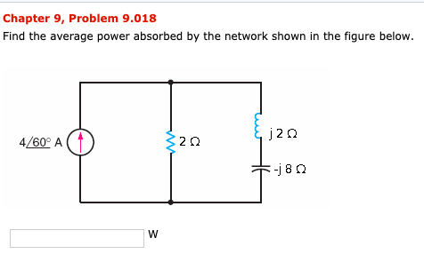 Solved Chapter 9, Problem 9.018 Find the average power | Chegg.com