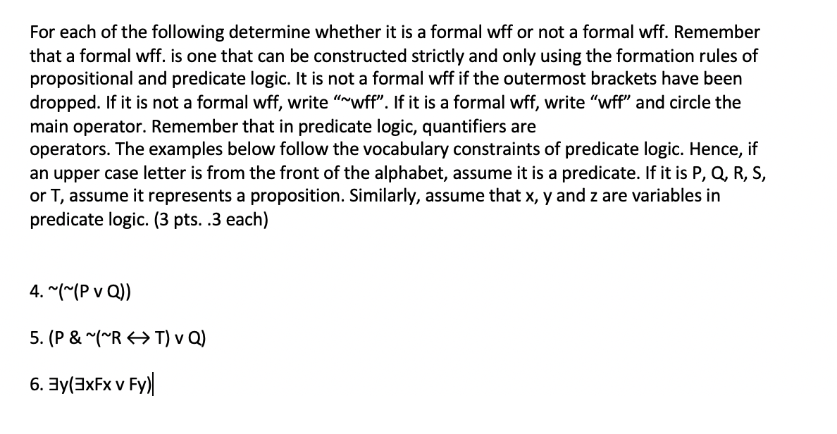 Solved For each of the following determine whether it is a | Chegg.com