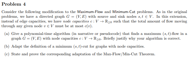 Solved Consider the following modification to the | Chegg.com