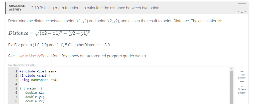 Solved Determine the distance between point (x1,y1) ﻿and | Chegg.com
