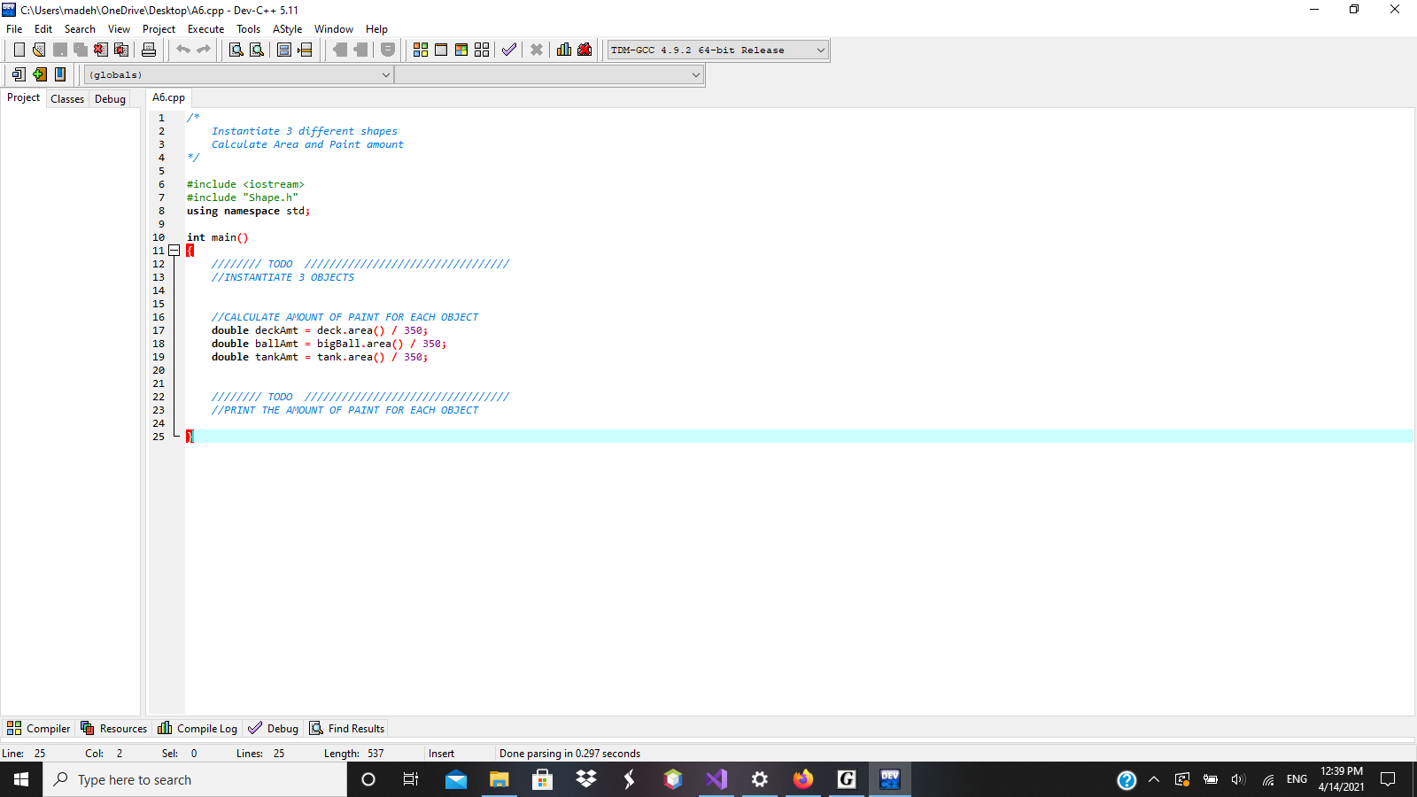 Solved O X Cusersmadeh Onedrivedesktopa6cpp 