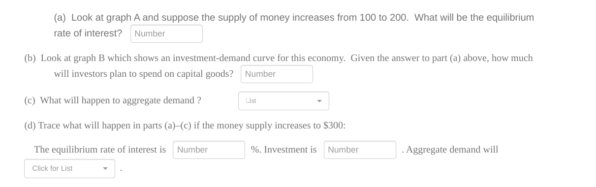 Solved (A) (B) Real Domestic Output (C)(a) Look at graph A | Chegg.com