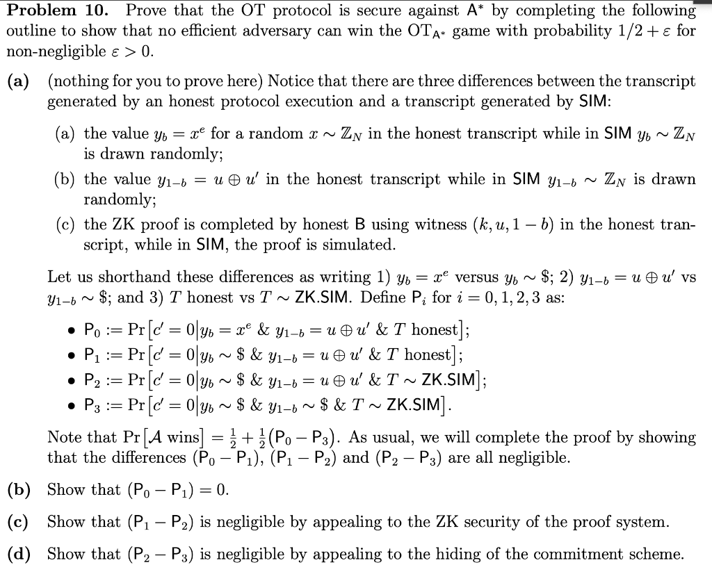 Solved In this section you will analyze a protocol for | Chegg.com