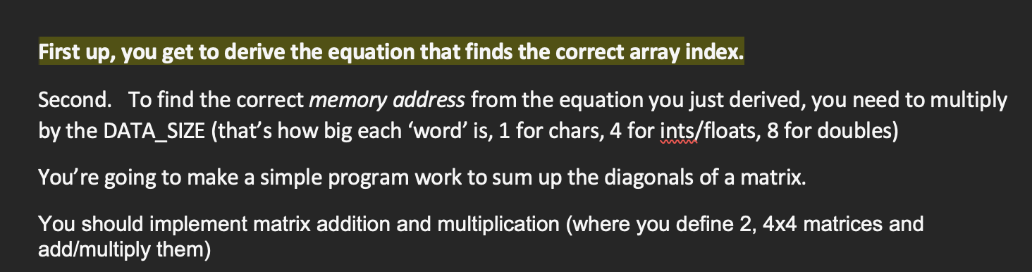 Solved First up, you get to derive the equation that finds | Chegg.com