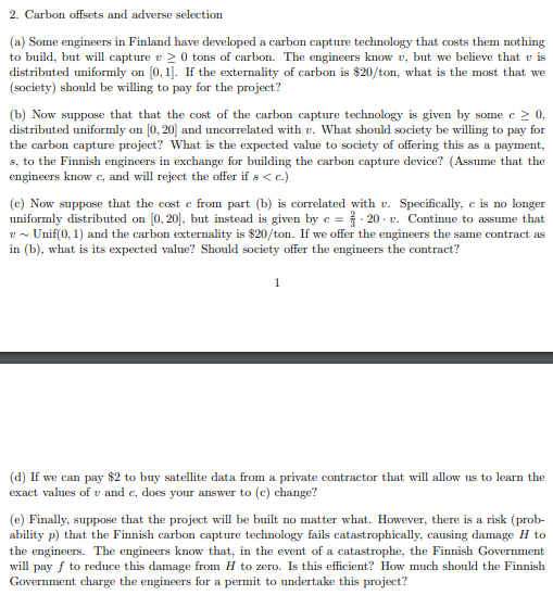 Solved Please answer question 2 ﻿a)-e). ﻿Thank you!!!! | Chegg.com