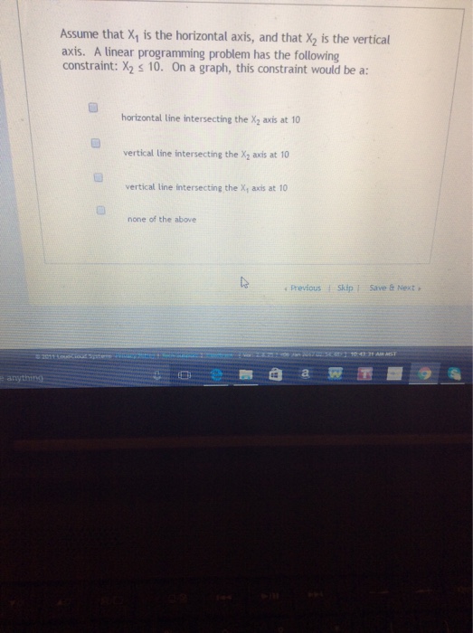 Solved Assume that X_1 is the horizontal axis, and that X_2 | Chegg.com