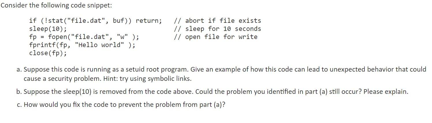 Consider the following code snippet: if | Chegg.com