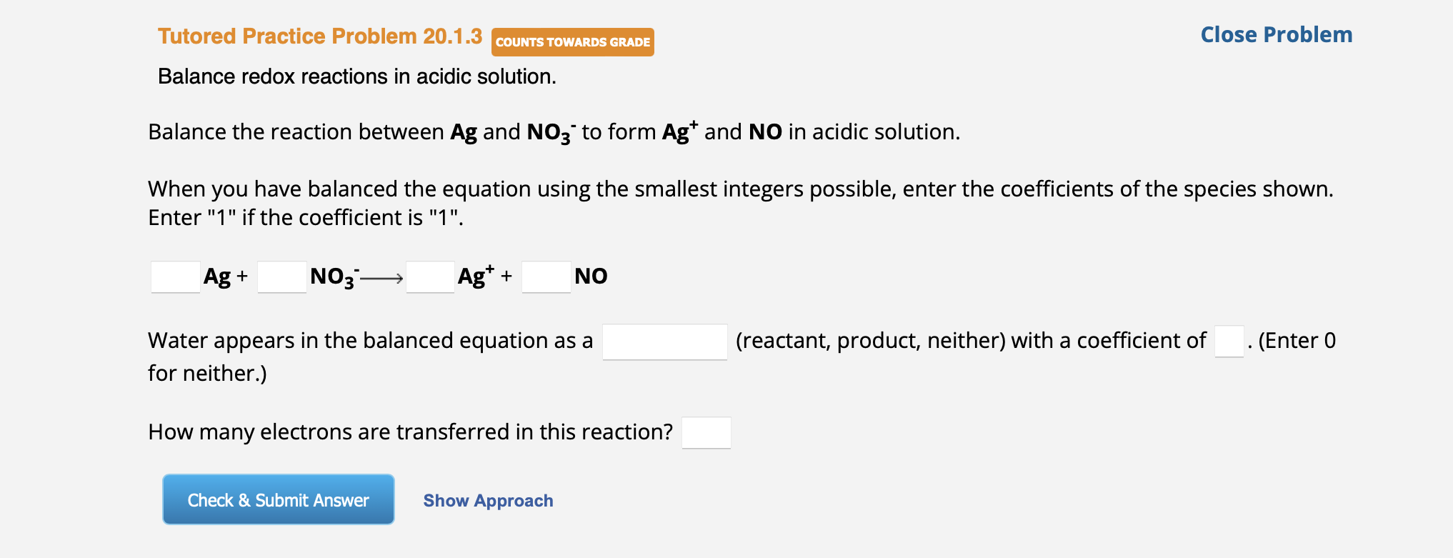 Solved Tutored Practice Problem 20.1.3 Close Problem Balance | Chegg.com