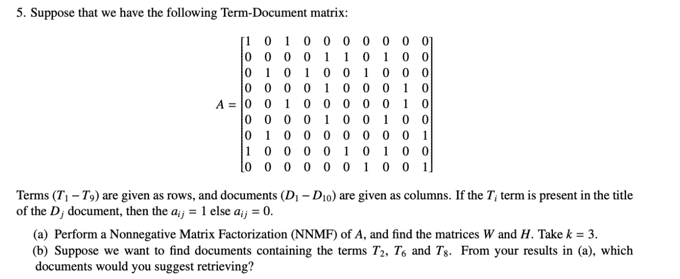 Please Use Matlab To Solve This Question When