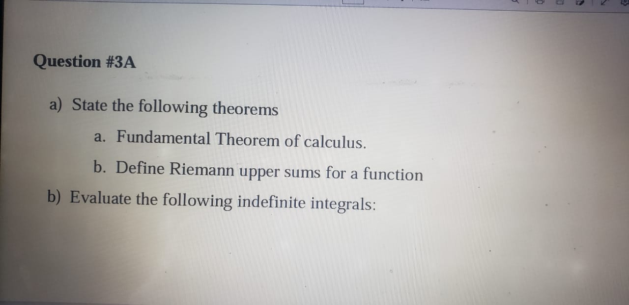 a) State the following theorems a. Fundamental | Chegg.com