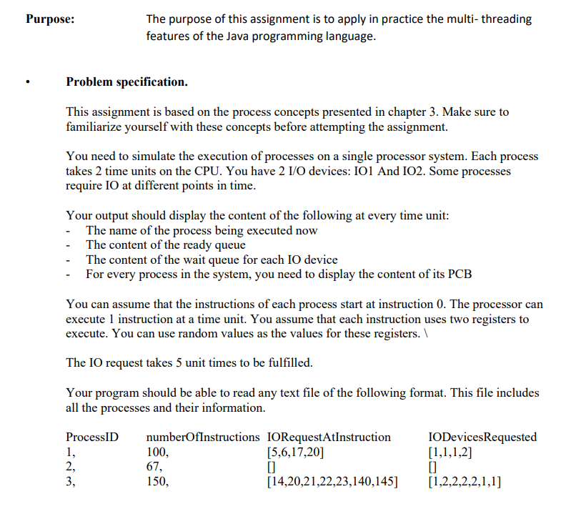 Solved se: The purpose of this assignment is to apply in | Chegg.com