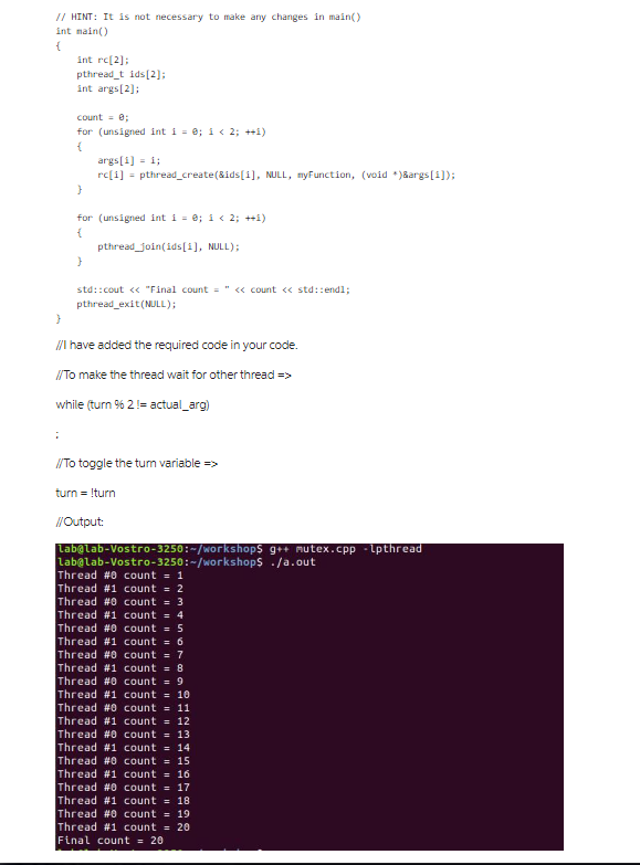 Solved In C++. Please explain the lines of code underlined | Chegg.com
