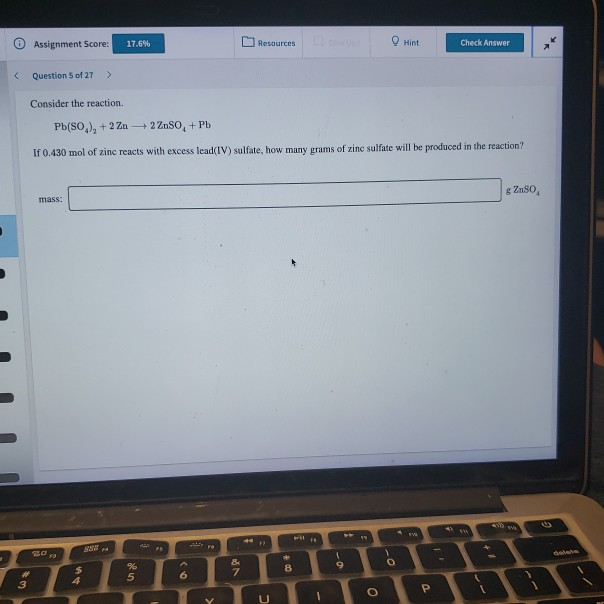 Solved Assignment Score: 17.6% Resources Hint Check Answer | Chegg.com