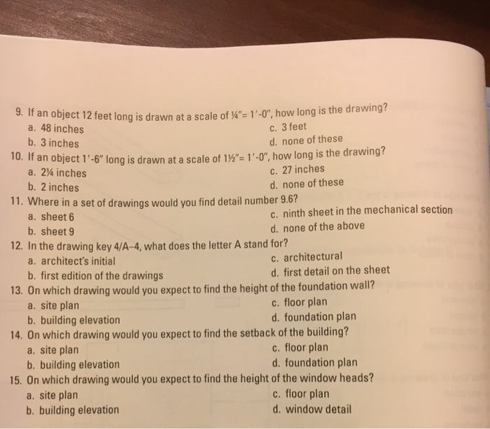 Solved 9. If an object a. 48 inches b. 3 inches 12 feet long | Chegg.com
