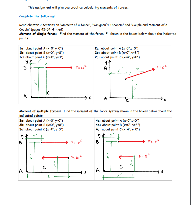 Solved This assignment will give you practice calculating | Chegg.com