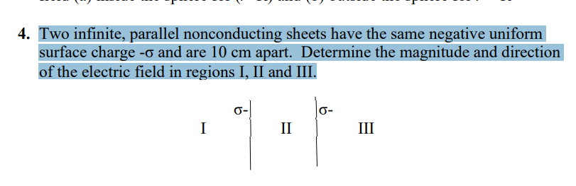 Solved Two infinite, parallel nonconducting sheets have the | Chegg.com